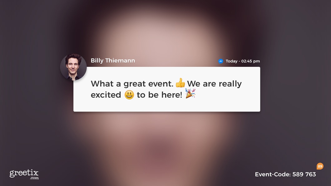 Photo booth app with live slideshow for your event | Greetix